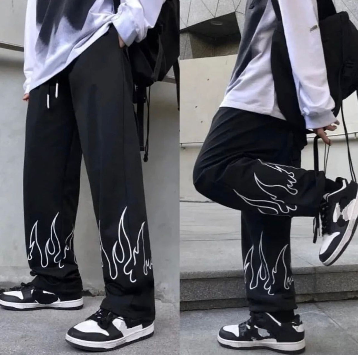 Fire Baggy Fit Trackpant – YDWC Streetwear Clothing